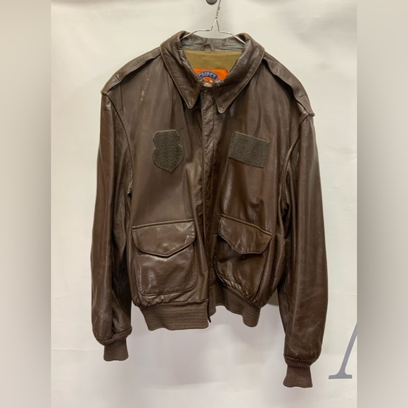 Jackets & Coats | Mens Cooper Type A2 Vintage Flight Bomber Leather ...